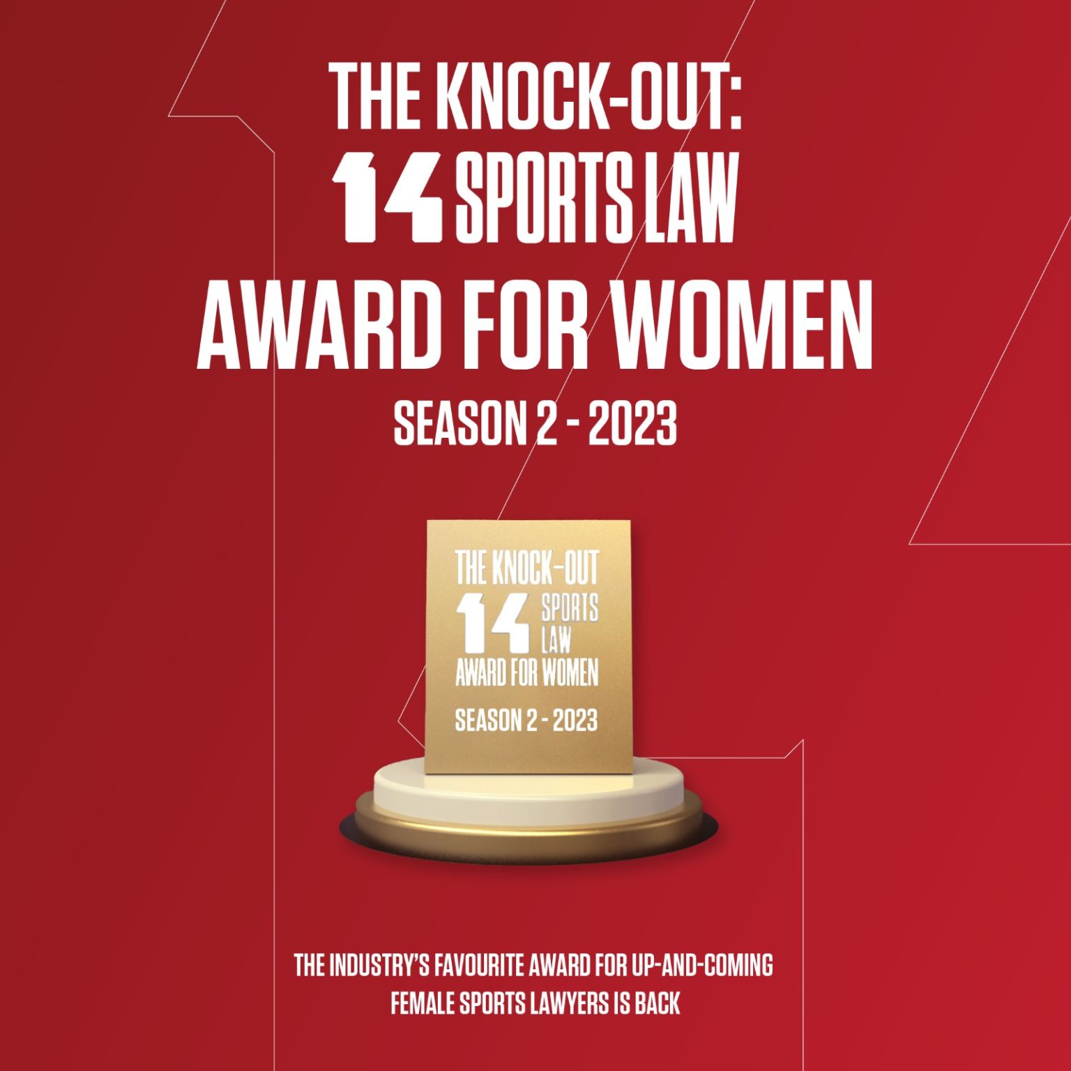 The Knock-Out: 14 Sports Law Award for Women – Season 2 – 2023 ...